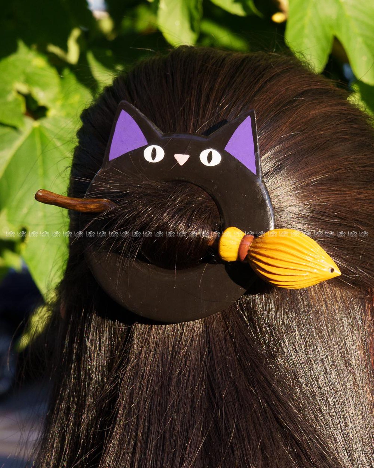 Jiji Inspired Studio Ghibli Hair Stick Barrette | Hair Pin | Hand ...