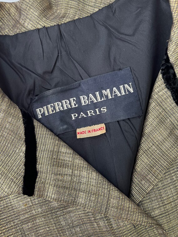 1950s Pierre Balmain Metallic Lame Short Jacket | 50s… - Gem