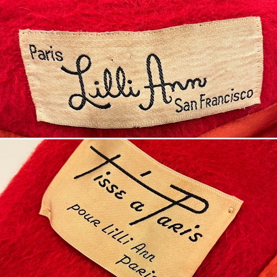1950s Lilli Ann Wool Cocoon Coat - Gem
