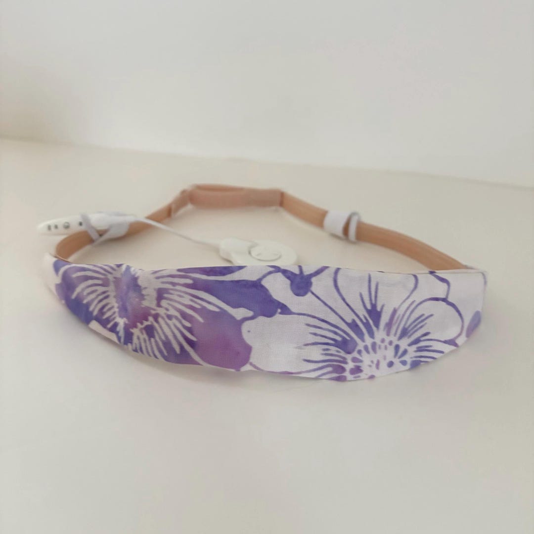 Cochlear Implant and Hearing Aid Headbands - Plain - Adjustable Sizing ...