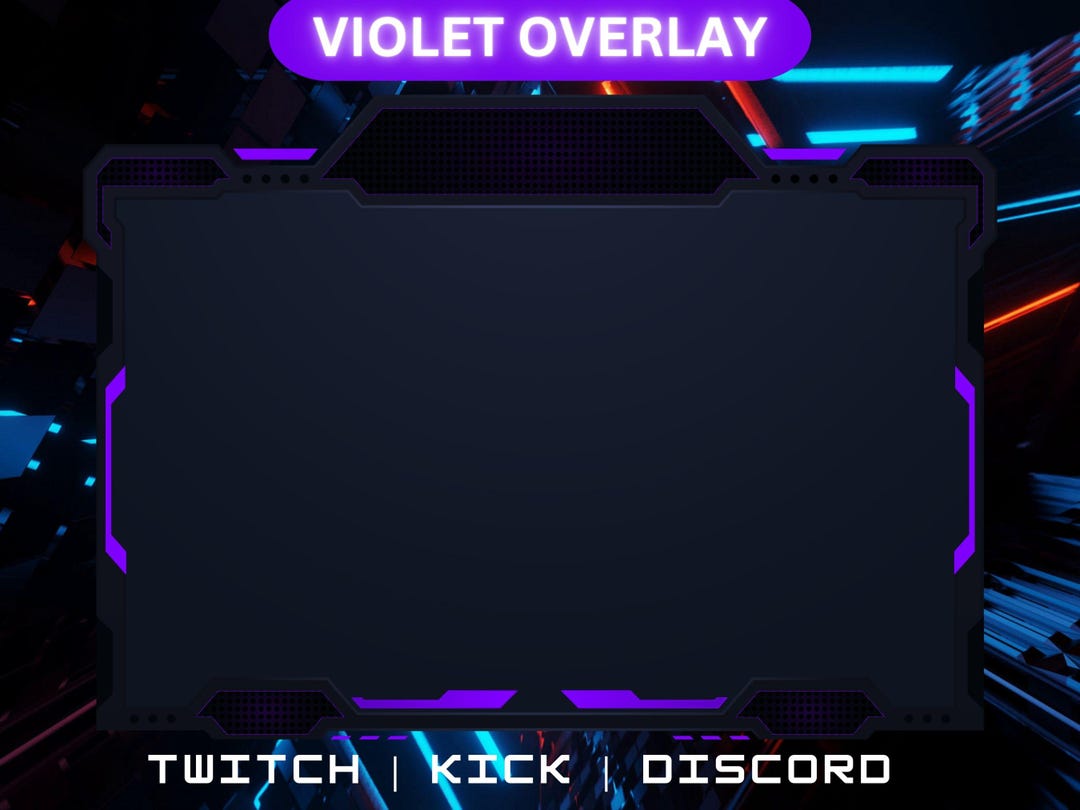 Violet Premium Static Stream Package | Available for Twitch, Youtube ...