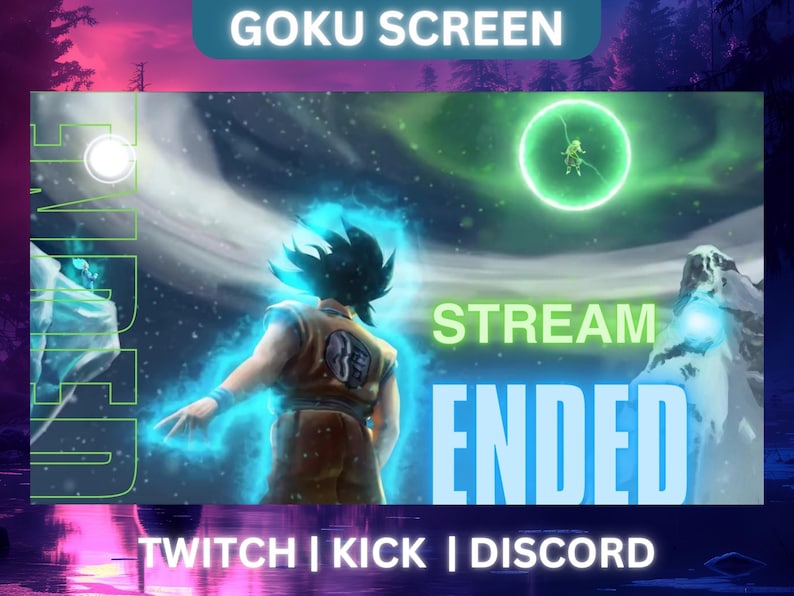 Twitch Stream Screens | Anime Overlay Pack | Twitch Animated Overlays ...