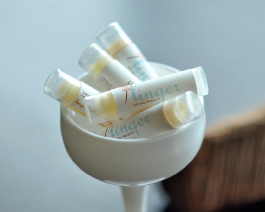 Peppermint Lip Balm Vegan Lip Balm Mint Lip Balm Essential Oil Lip Balm ...