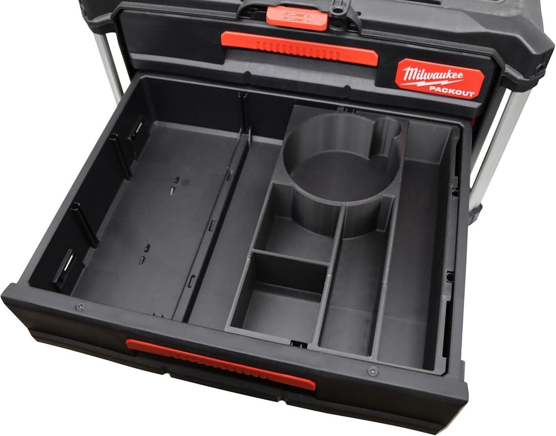 Milwaukee Packout 3/2 Drawer Insert for Assortment Box #2 – 3D Printed ...