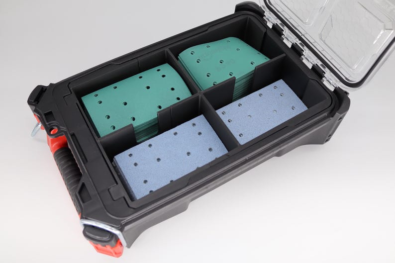 Milwaukee Packout Compact Insert for Sandpaper Storage – 3D Printed ...