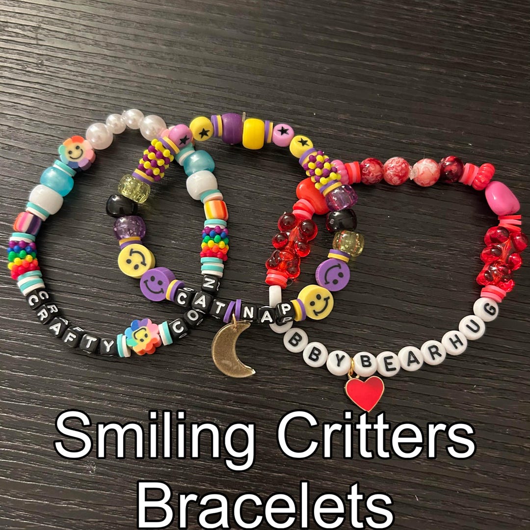 Poppy Playtime Smiling Critters Charm Bracelets - Etsy