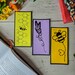 Handmade Colorful Pollinator Bookmark (busy Bee, Dragonflies, Heart Bee ...