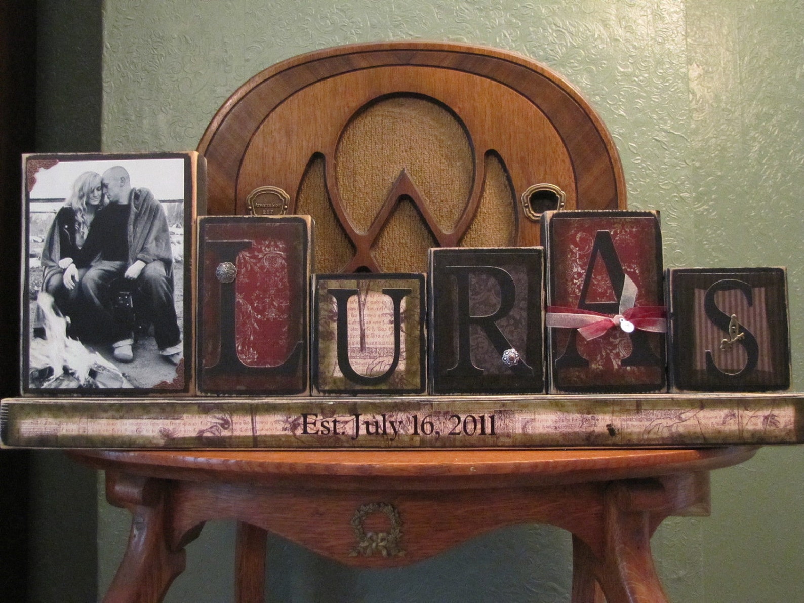 Family Name Blocks | Etsy