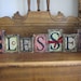 Blessed Word Block Home Decor Religious Sign - Etsy