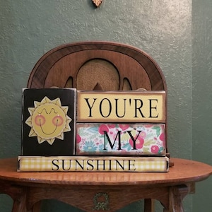 Summer Sign, Summer Decor, Summer Word Blocks - You Are My Sunshine - Etsy