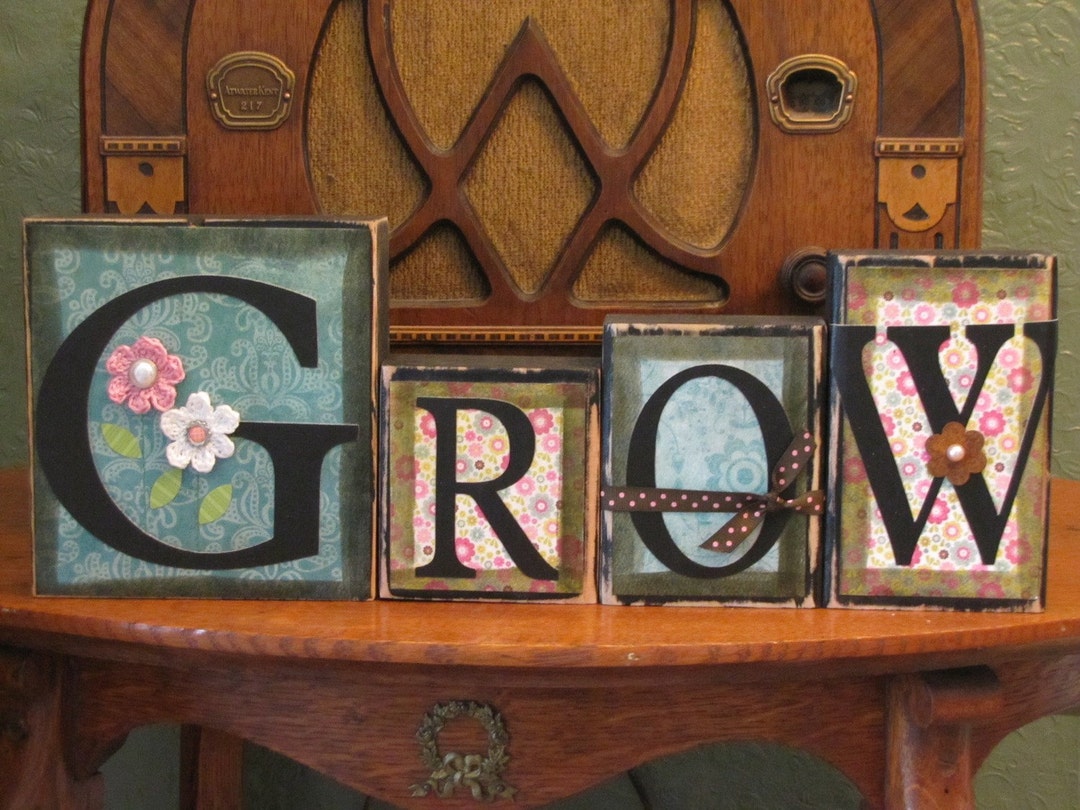 Spring Decor, Easter Decor, Spring Sign, Easter Sign, Garden Sign, Grow ...