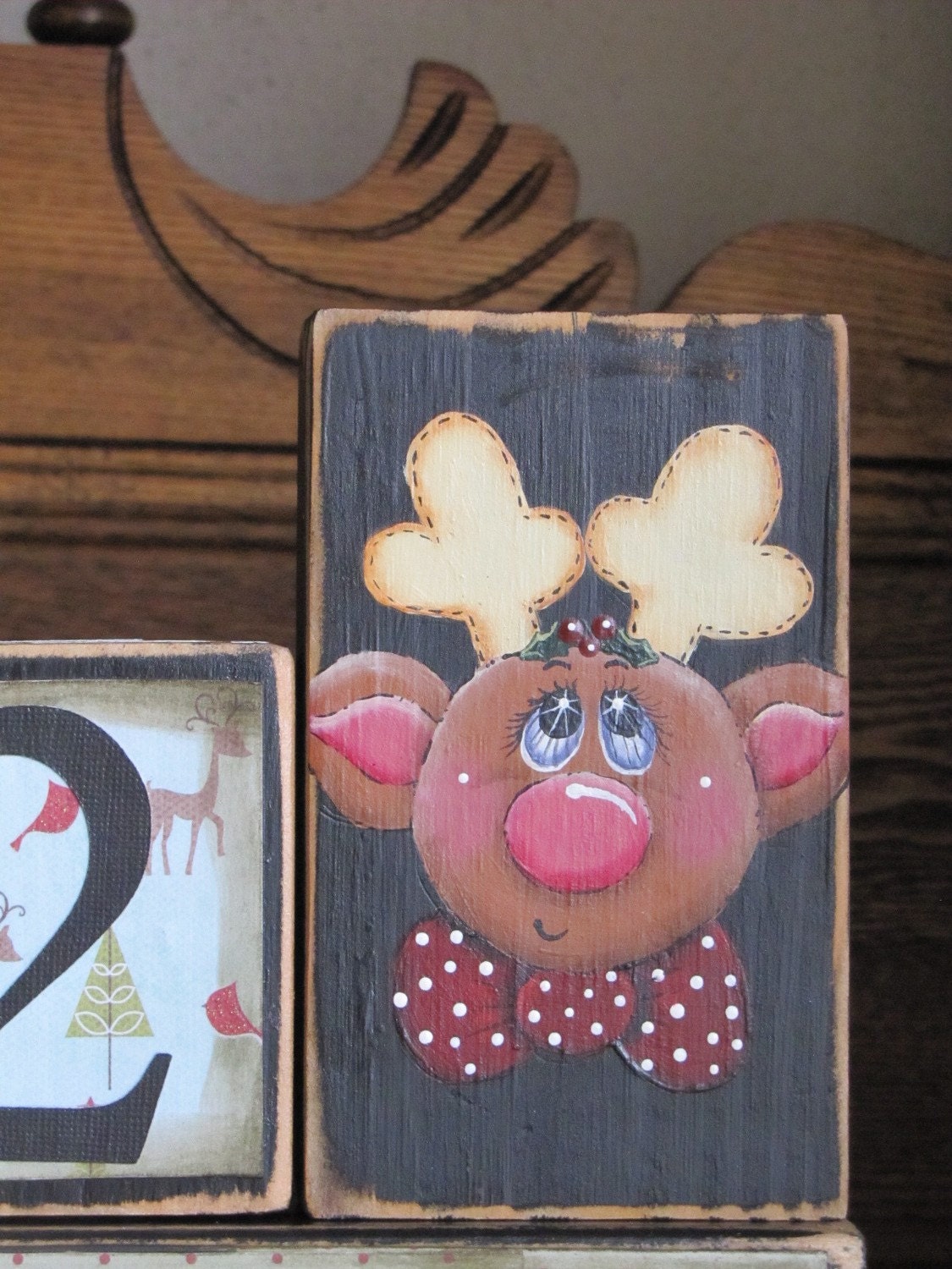 Christmas Countdown Blocks Advent Calendar Christmas | Etsy