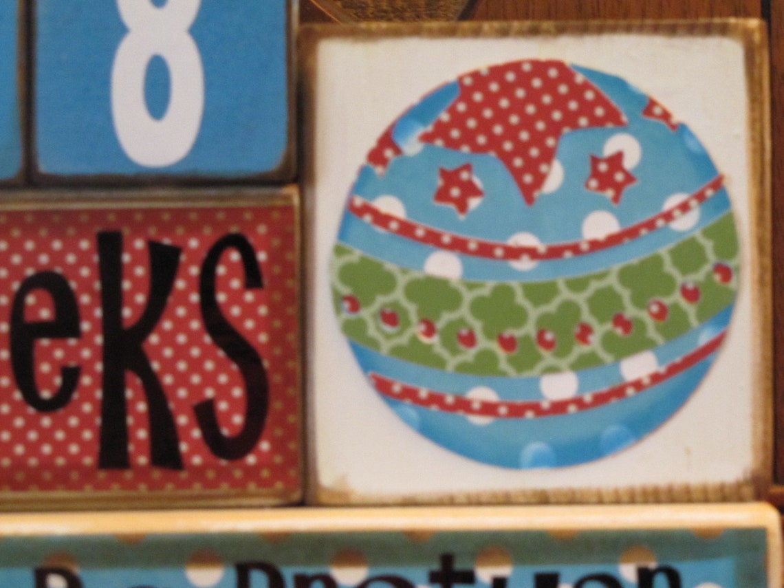 Pregnancy Countdown Blocks Pregnancy Countdown Blocks for - Etsy