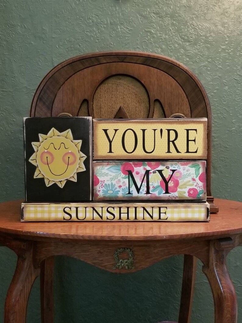 Summer Sign, Summer Decor, Summer Word Blocks - You Are My Sunshine - Etsy