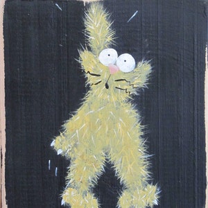 Boo Mr. Scaredy Cat Halloween Decor Sign - Etsy