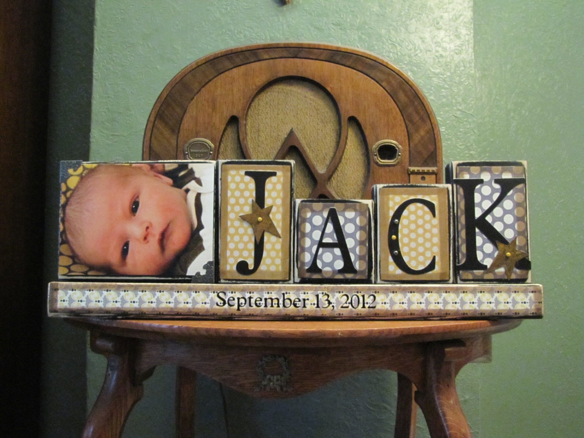 Baby Gift Boy's Personalized and Custom Name Sign With | Etsy