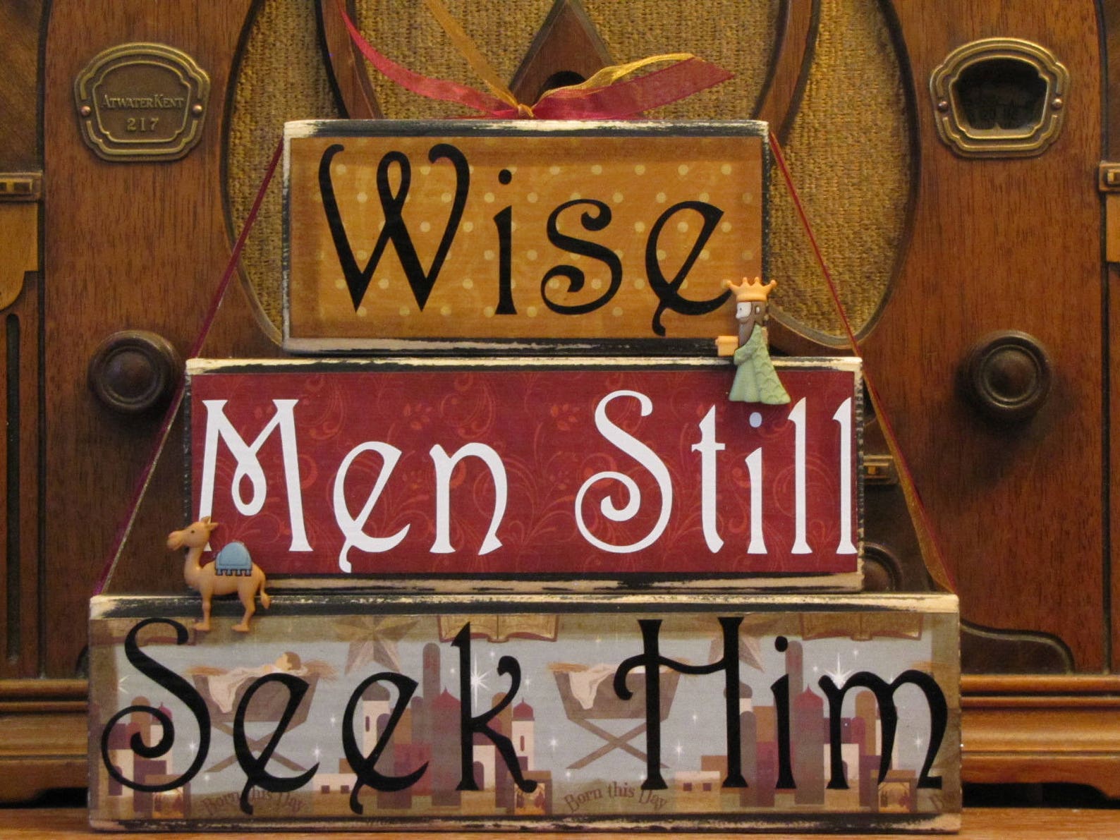Wise Men Still Seek Him, Christmas Decor, Religious Christmas Sign ...