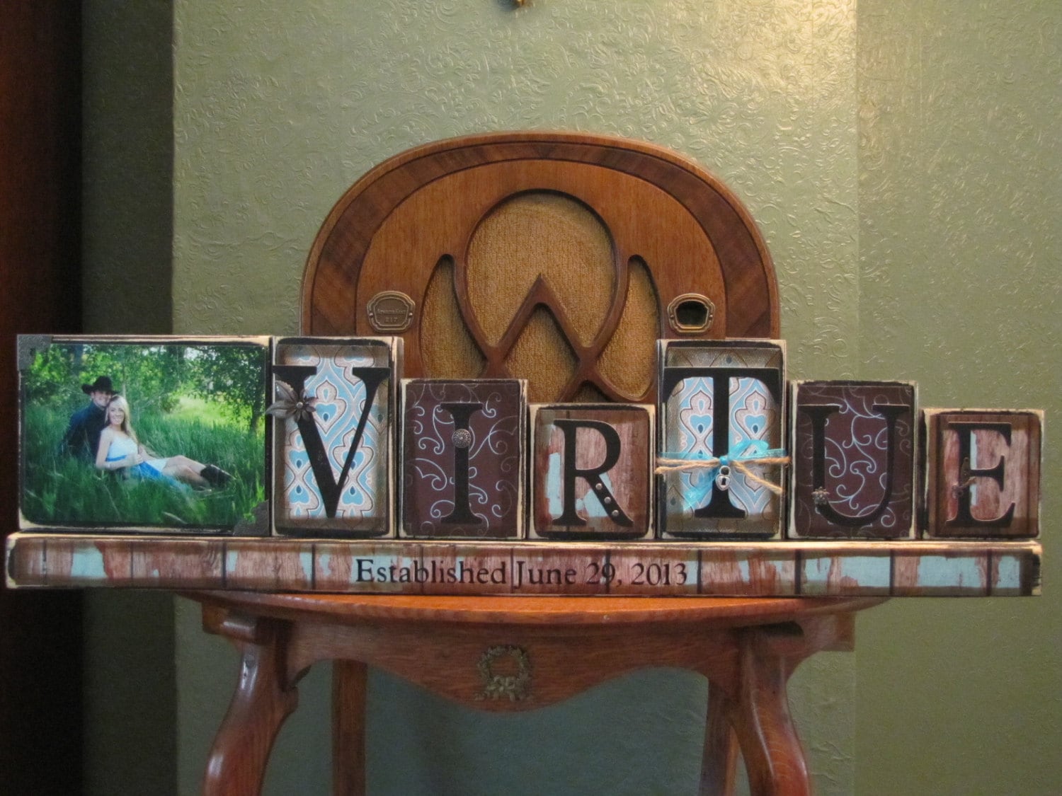 Customized Last Name Sign With Picture Family Sign Family | Etsy