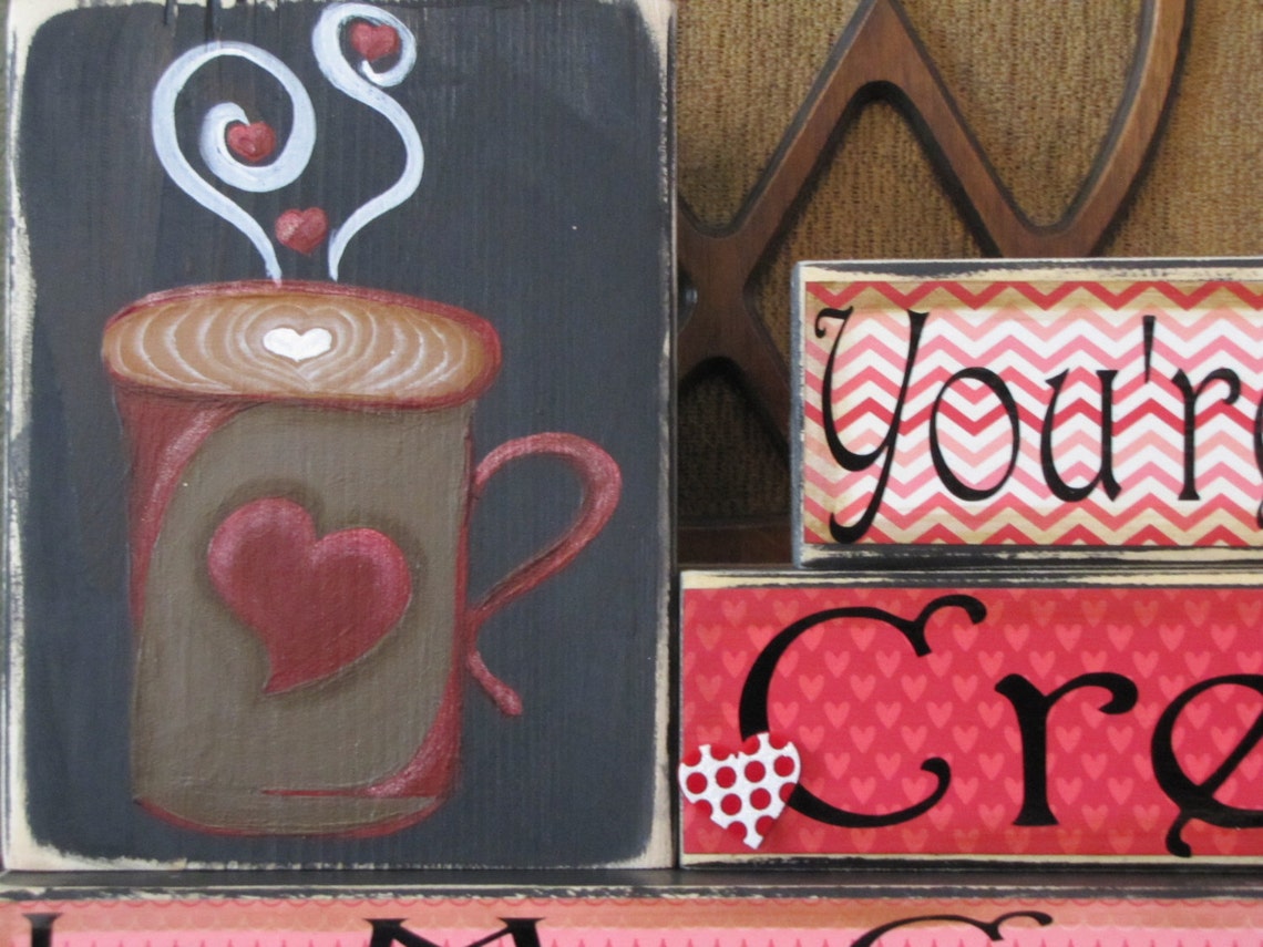 Valentines Day Decor, Valentines Day Sign, Coffee Sign, Coffee Lover ...