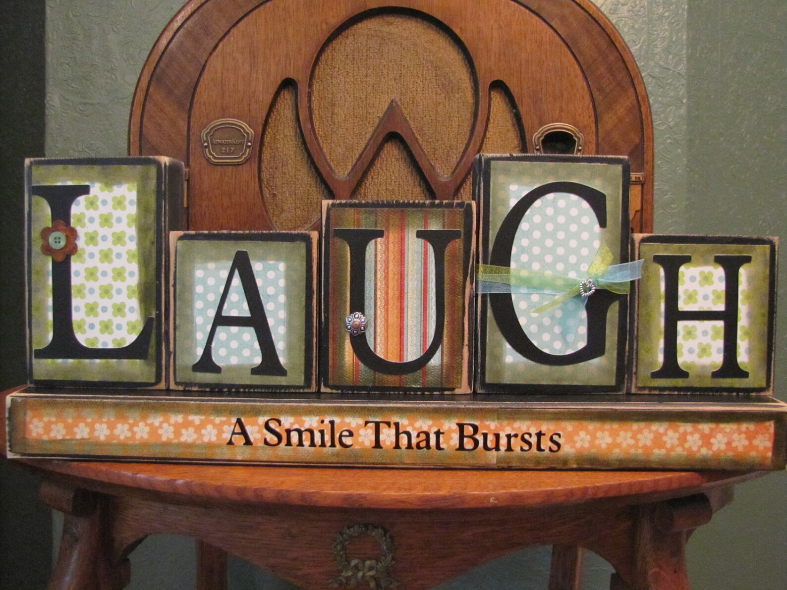 Laugh A Smile That Bursts Inspirational Sign | Etsy