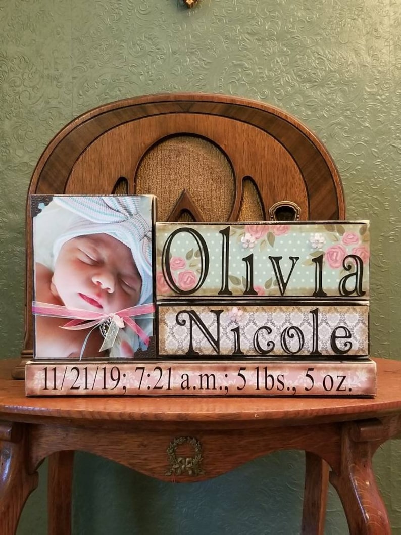 Baby Girl Name Sign Baby Name Sign Baby Gift Baby Shower | Etsy