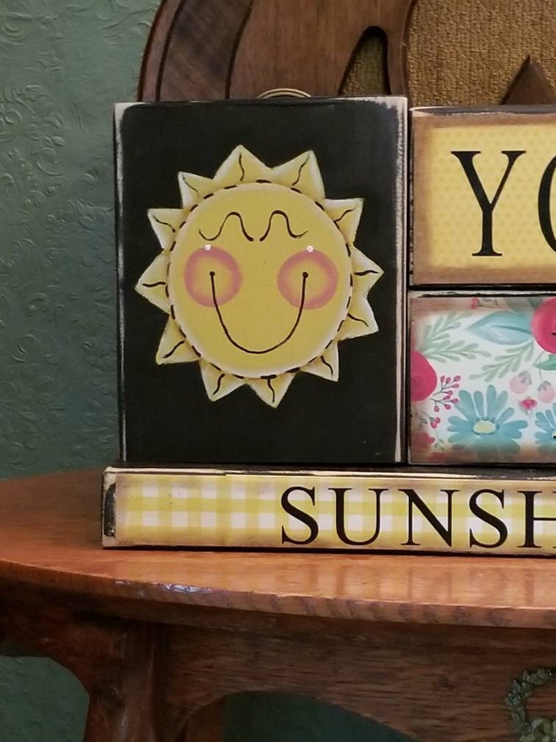 Summer Sign, Summer Decor, Summer Word Blocks - You Are My Sunshine - Etsy