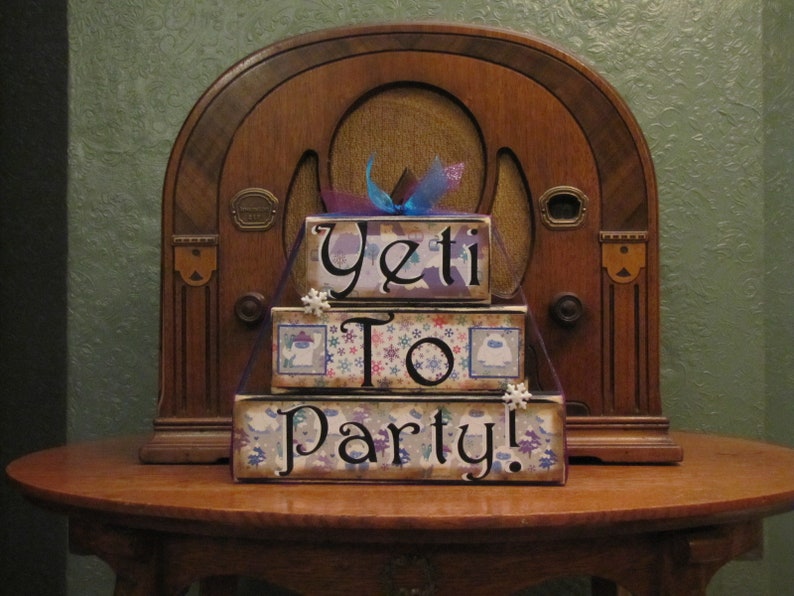 Winter Decor Winter Sign Skiing Sign Yeti Sign Winter | Etsy