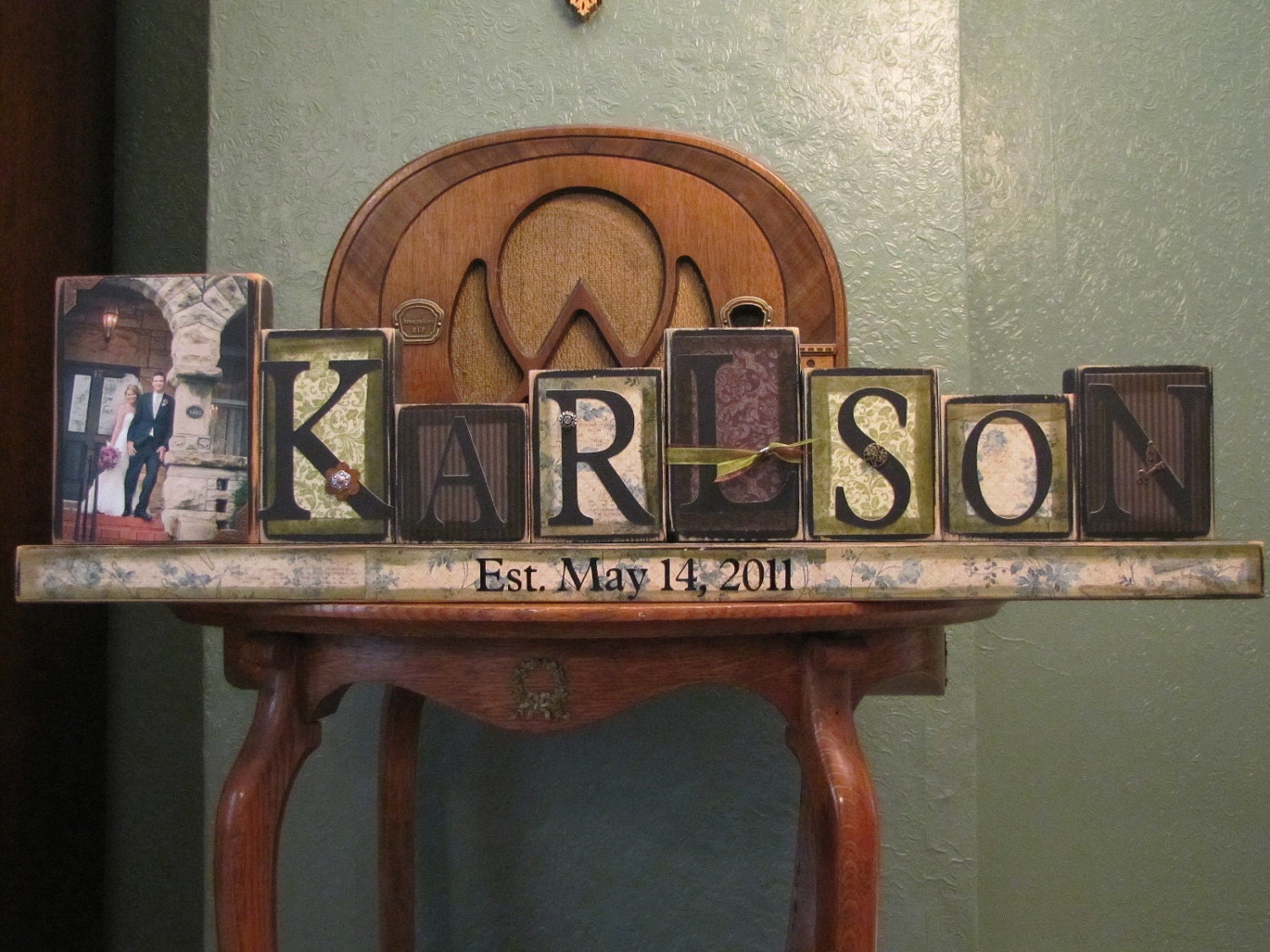 Family Name Blocks | Etsy