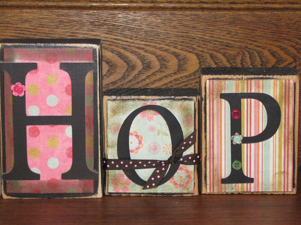 Easter Sign, Spring Sign, Spring Decor Spring Blocks, Easter Decor ...