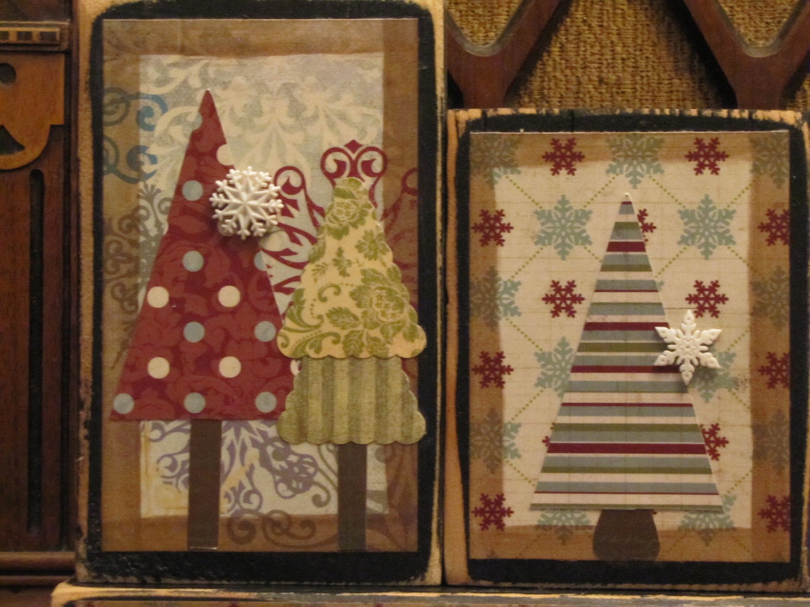 O Christmas Tree Winter Sign Word Blocks - Etsy