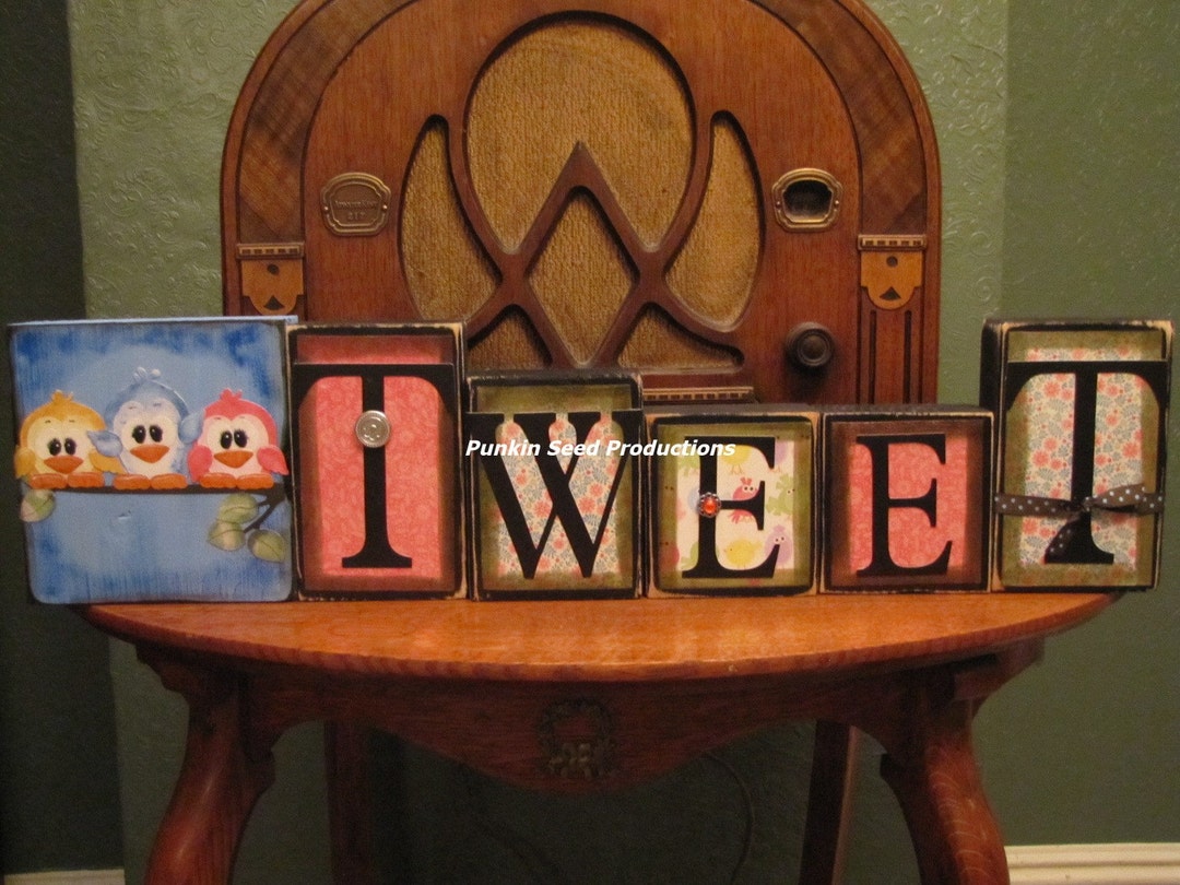 Spring Decor, Spring Sign, Easter Decor, Easter Sign Word Blocks - Etsy