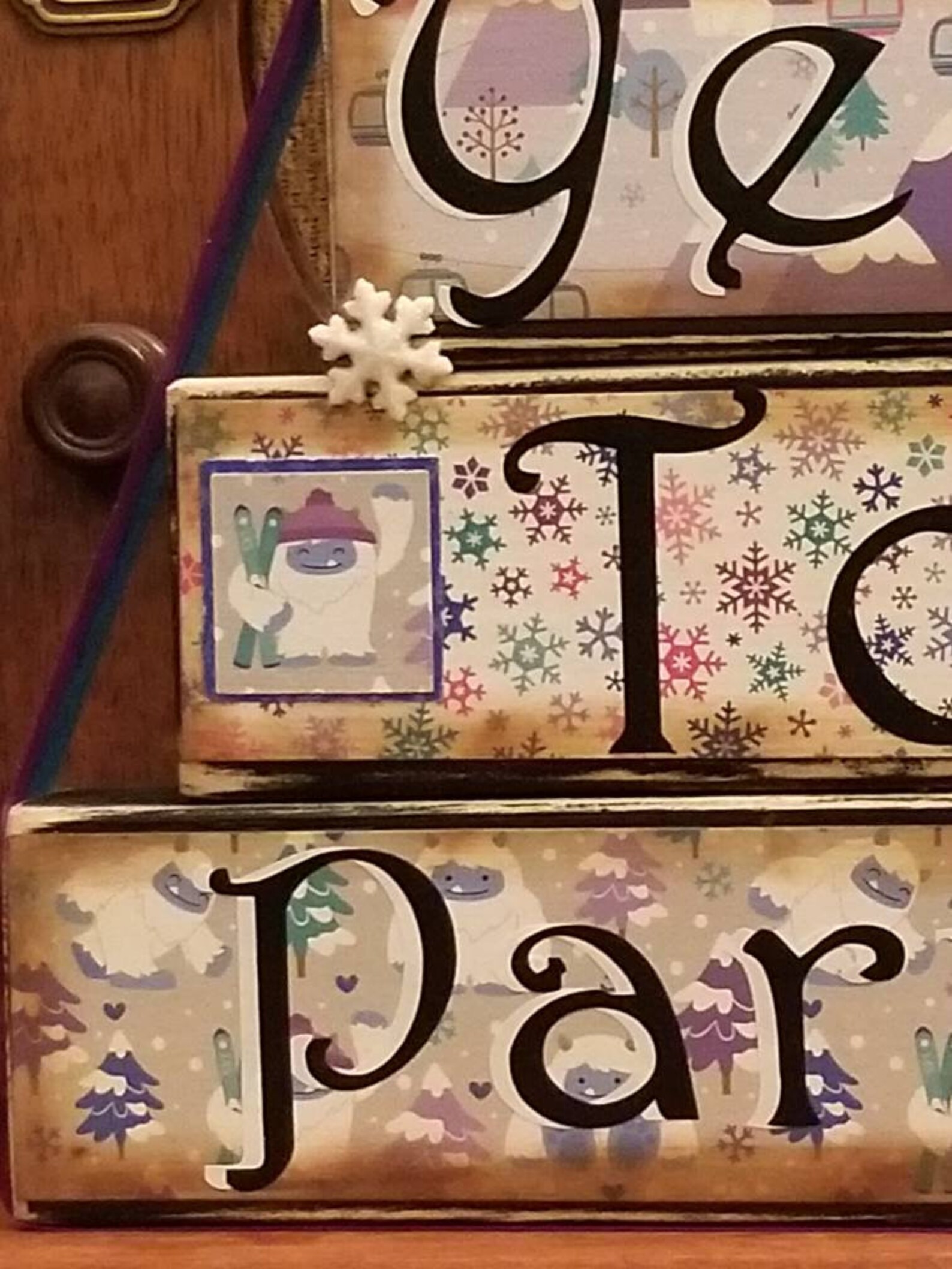 Winter Decor Winter Sign Skiing Sign Yeti Sign Winter - Etsy