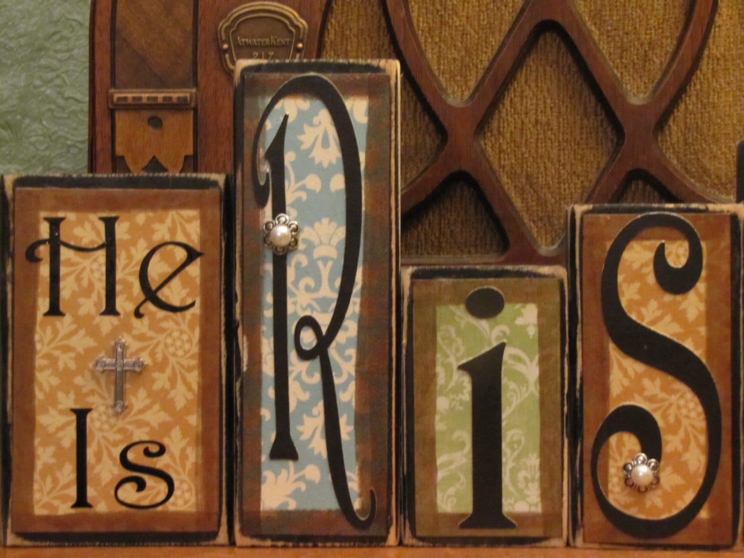 Easter Decor Easter Sign Spring Sign Easter Religious Sign | Etsy