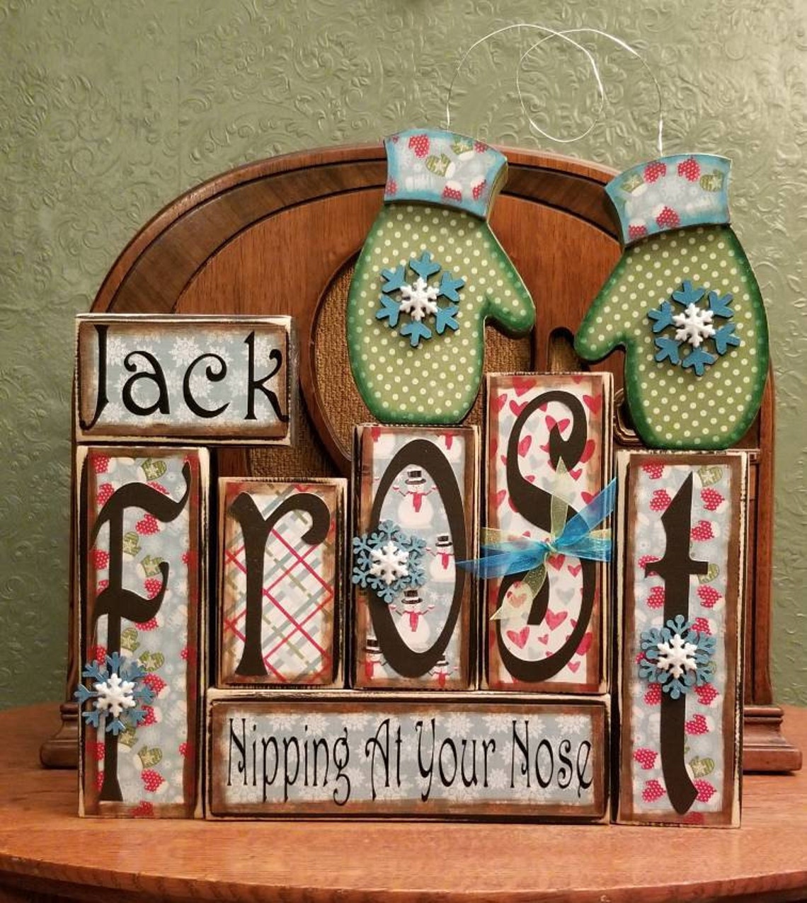 Winter Decor Winter Sign Winter Decoration Jack Frost Sign - Etsy