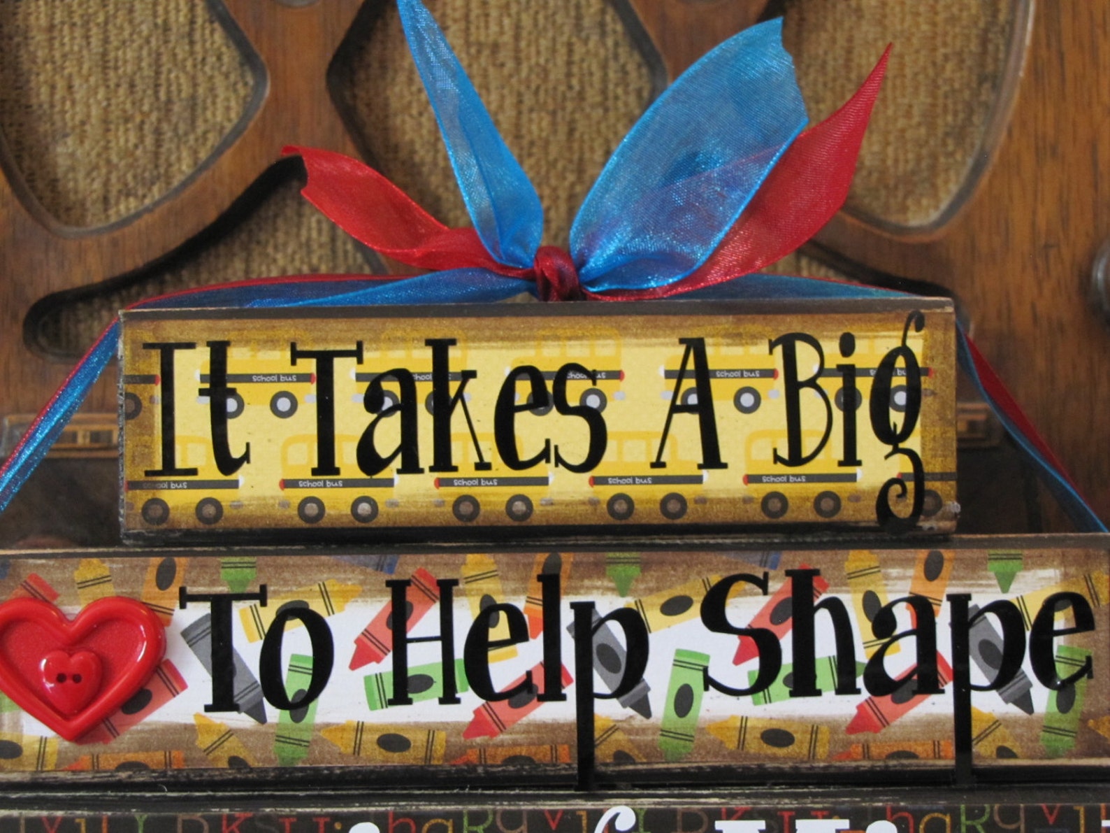 Teacher Gift Teacher Sign Word Blocks Teacher Appreciation - Etsy