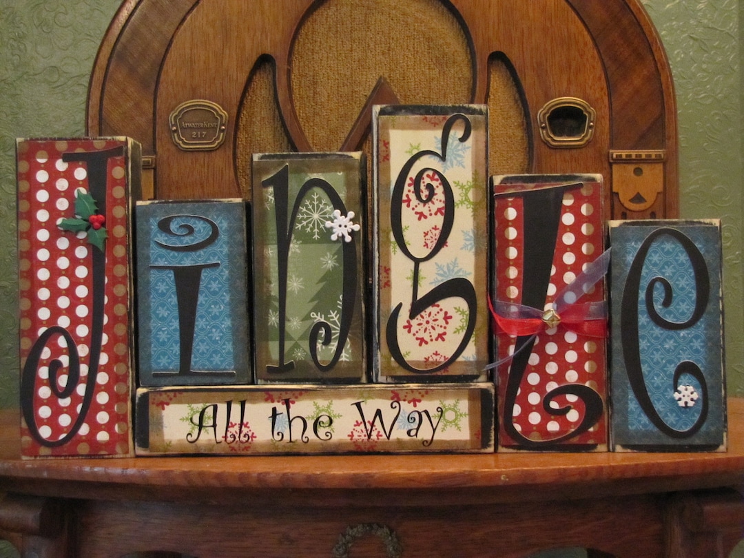 Jingle All the Way Christmas Decor, Christmas Sign, Christmas ...