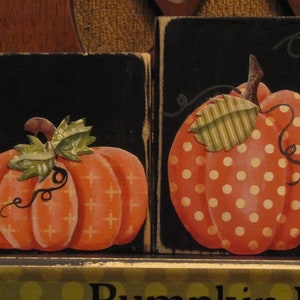Pumpkin Patch Blocks Fall and Thanksgiving Decor Sign - Etsy