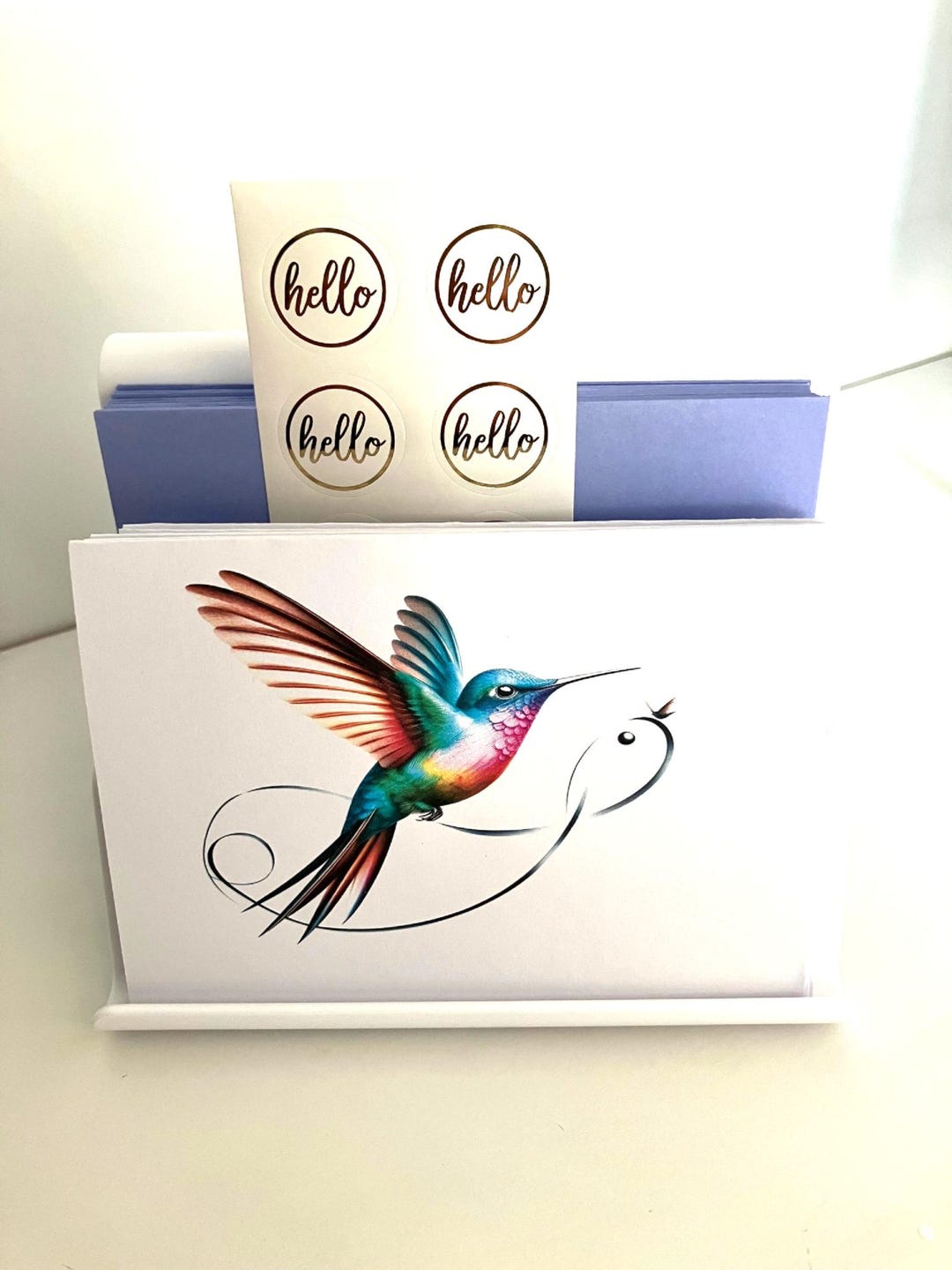 Hummingbird Note Cards: Blank Stationery Set, Bird Lover Gift - Etsy
