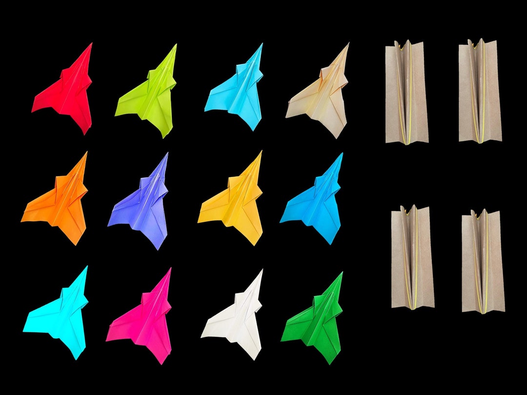 Paper Fighter Jet With Launcher for Kids Above 5 - Etsy