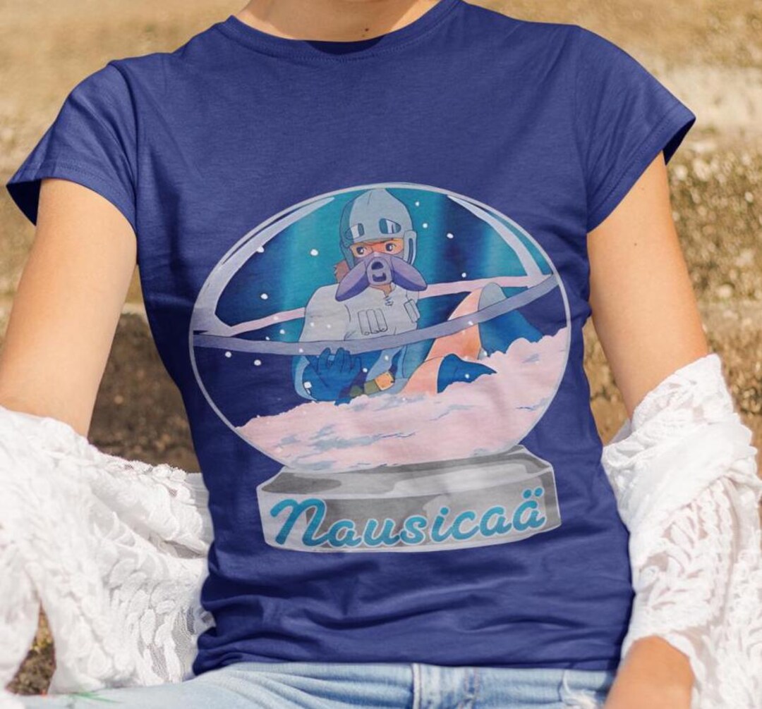 Nausicaa of the Valley of the Wind Graphic T-shirt - Nausicaa Studio Ghibli Tee - Sci-fi Fantasy ...