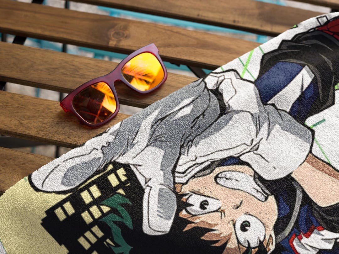 My Hero Academia Towel - Izuku Midoriya - Plus Ultra Hero Pool Gift ...