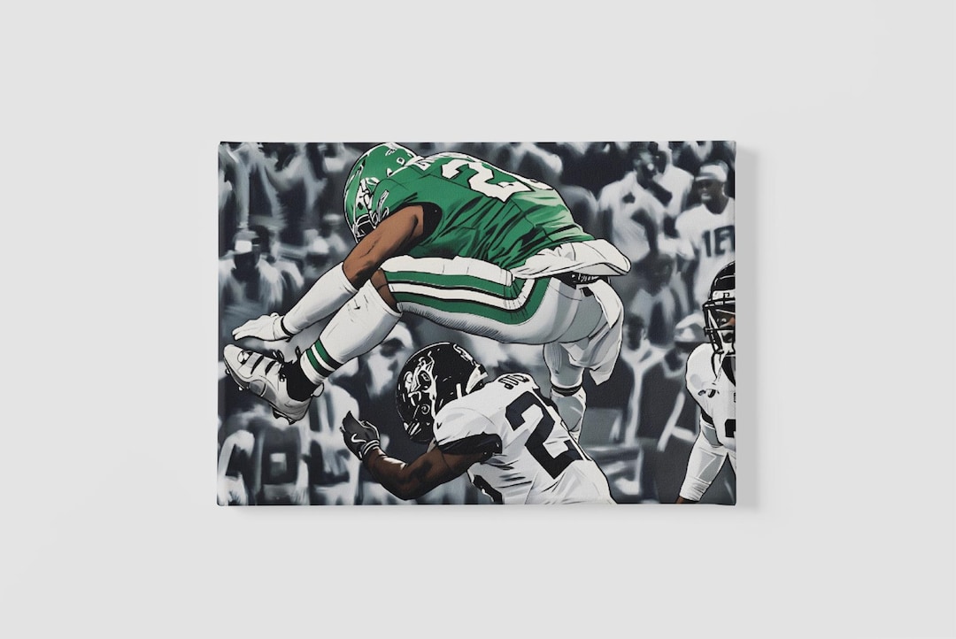 Saquon Barkley Reverse Hurdle Digital Art Print Instant Download - Etsy