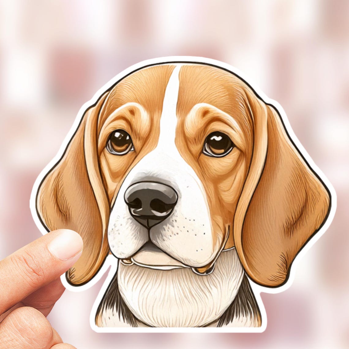 Beagle Stickers | Laptop Sticker | Notebook Sticker - Etsy