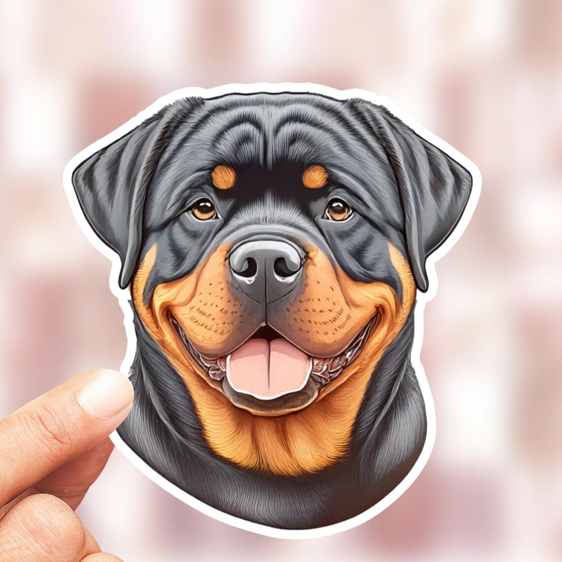 Rottweiler Stickers | Laptop Sticker | Scrapbooking Stickers | Notebook ...