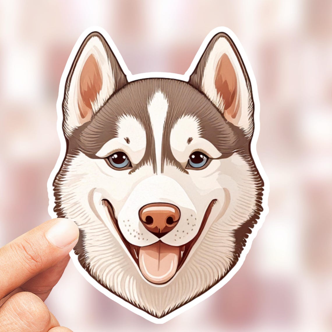 Siberian Husky Stickers | Laptop Sticker | Scrapbooking Stickers ...