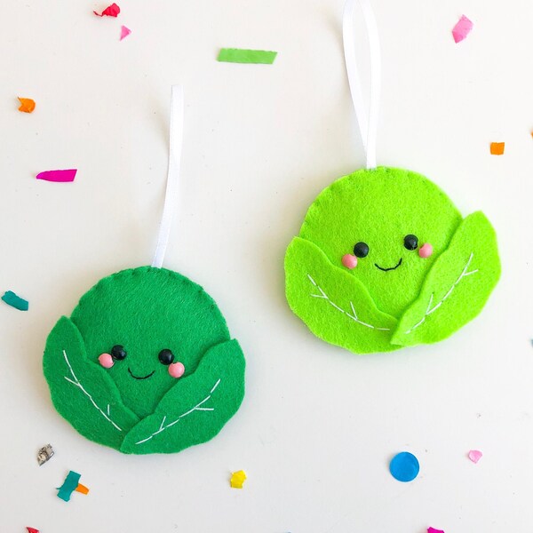 Felt Christmas Sprout Decorations - Etsy