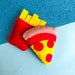 Pizza Fries Cat Toy handmade felt cat toy organic catnip | Etsy