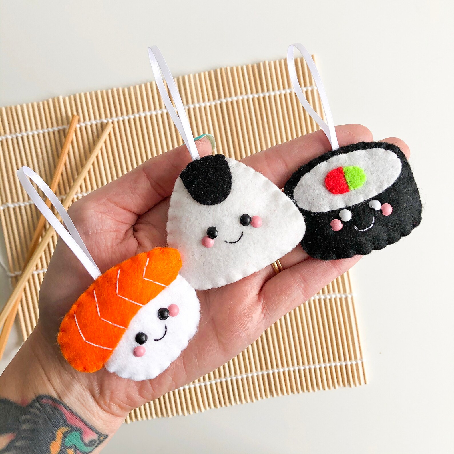 Felt Sushi Decoration Cute Festive Decor Fun Christmas Tree | Etsy