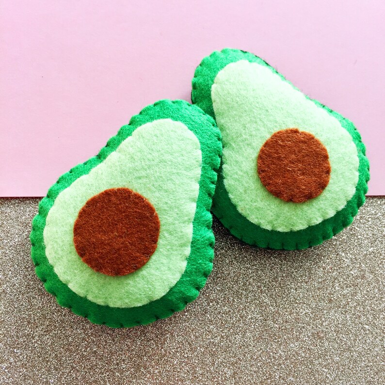 Avocado Felt Cat Toy Handmade Cat Toy Organic Catnip Vegan - Etsy