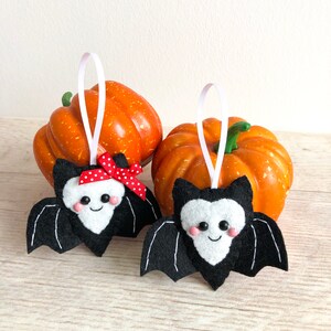 Felt Bat Tree Decoration, Hanging Bats Decoration, Spooky Cute Festive ...